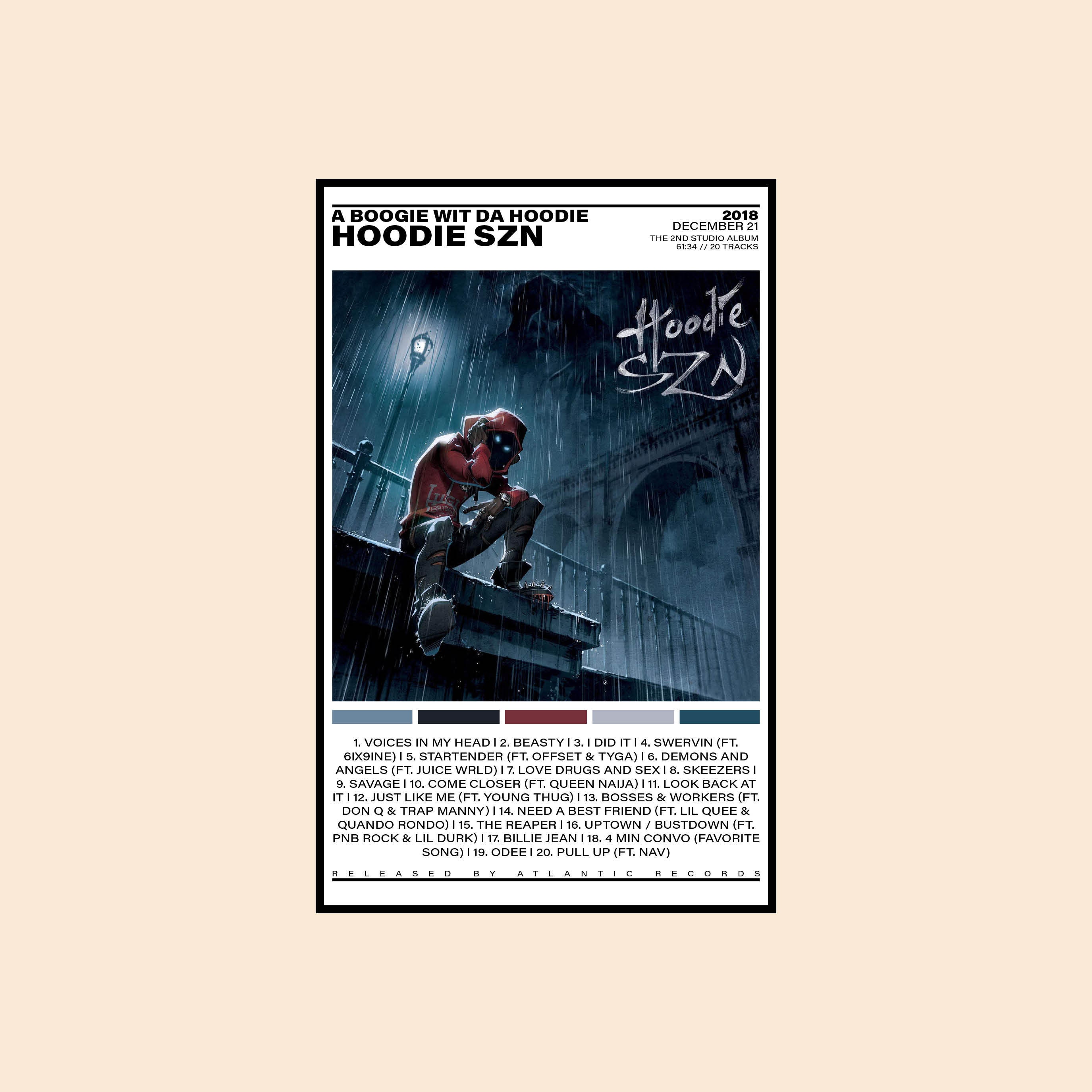 Hoodie SZN - A Boogie wit da Hoodie Poster sold by MichaeClancy cdfa ...