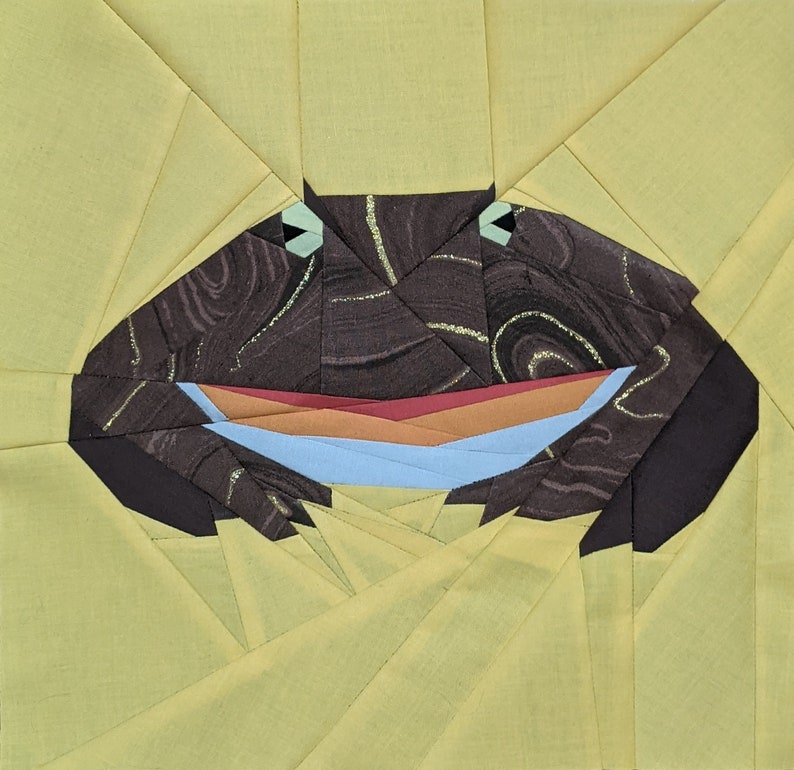 Polite Frogs Foundation Paper Piecing Patterns | Etsy