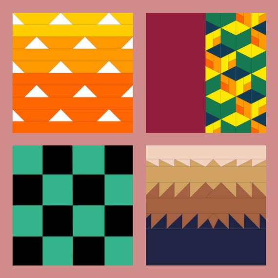 Slayer Haori Robes Anime Manga Foundation Paper Piecing - Etsy