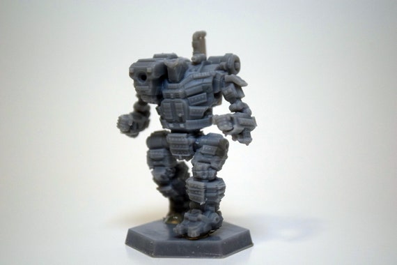 tabletop Hunchback 6N Kurita Alternate Miniature w Hex Base MechWarrior ...