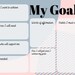 My Goals Vision Board With Affirmation Posters/goals - Etsy Canada