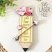 SVG Laser Cut File Valentine's Day Teacher Pencil Ornament | Holiday ...