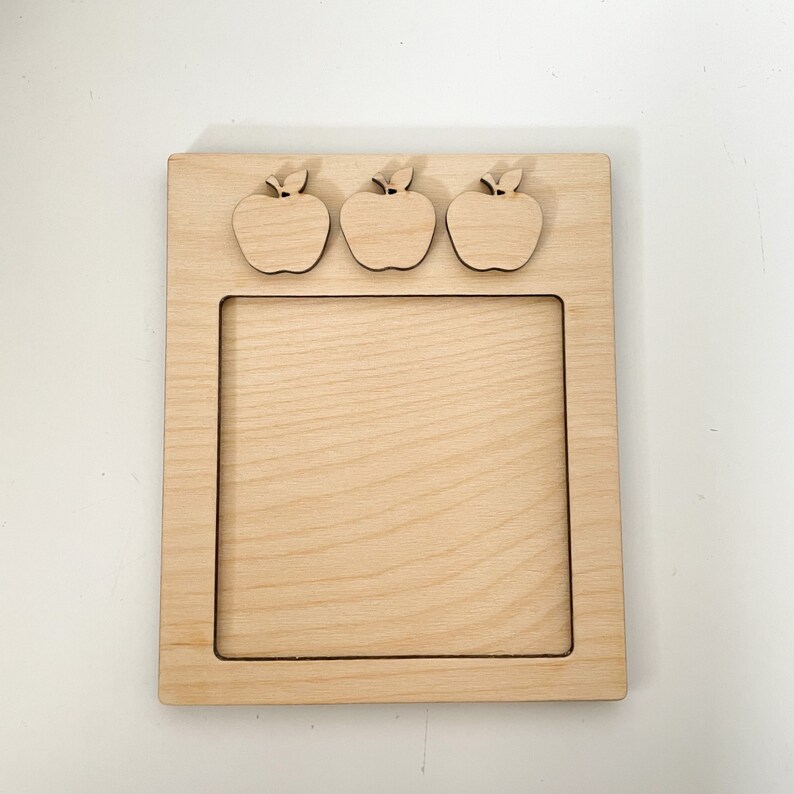 SVG Laser Cut File Teacher Note Pad Holder | Apples Design | Education ...