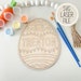 SVG Laser Cut File Easter Egg Name Painting Score Lines Kids Activities ...