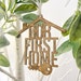 SVG Laser Cut File Our First Home Christmas Ornament | Customisation ...