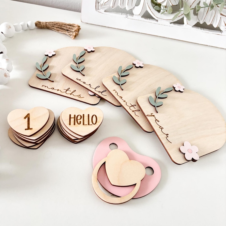 SVG Laser File Arch Baby Milestone Interchangeable Signs | Baby Girl ...