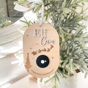 SVG Laser Cut File Santa/elf Cam Bundle + WOODEN LENSE | Christmas Tree ...