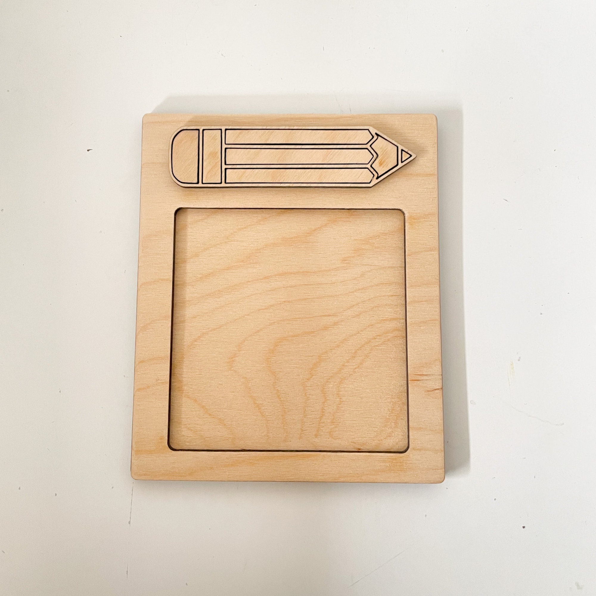 SVG Laser Cut File Teacher Note Pad Holder | Pencil Design | Education ...