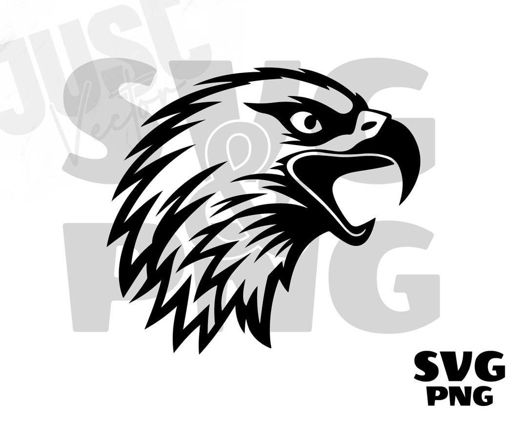 Ferocious Eagle Svg, Eagle Svg, Eagle PNG, Angry Eagle SVG, Eagle ...
