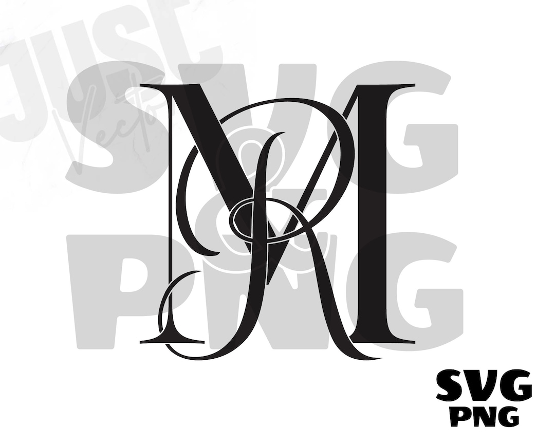 MR, RM, Wedding Logo Monogram, Wedding Svg, Monogram Svg, Calligraphy ...