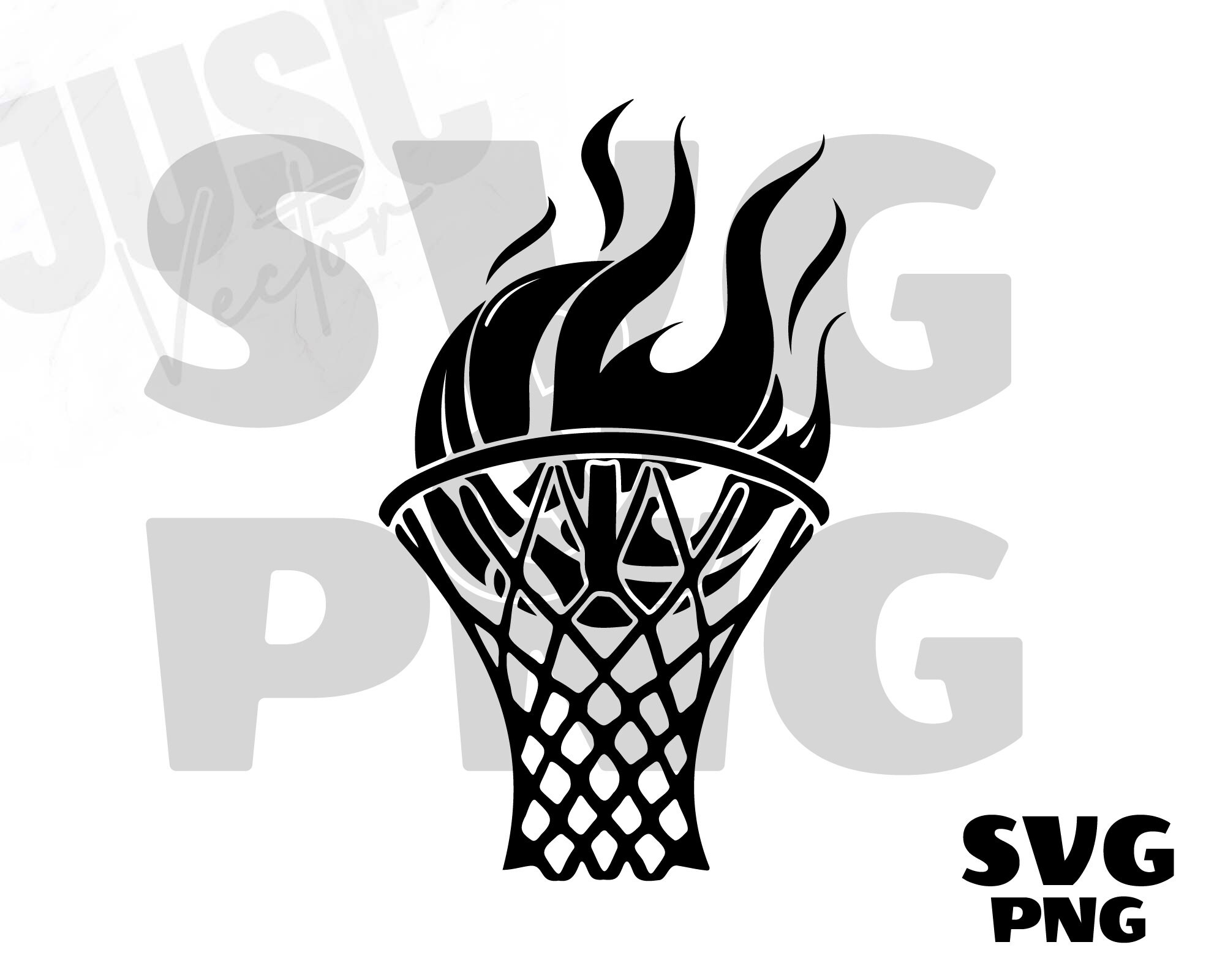 Basketball Fire Svg, Basketball Hoop Svg, Basketball SVG, Basketball ...