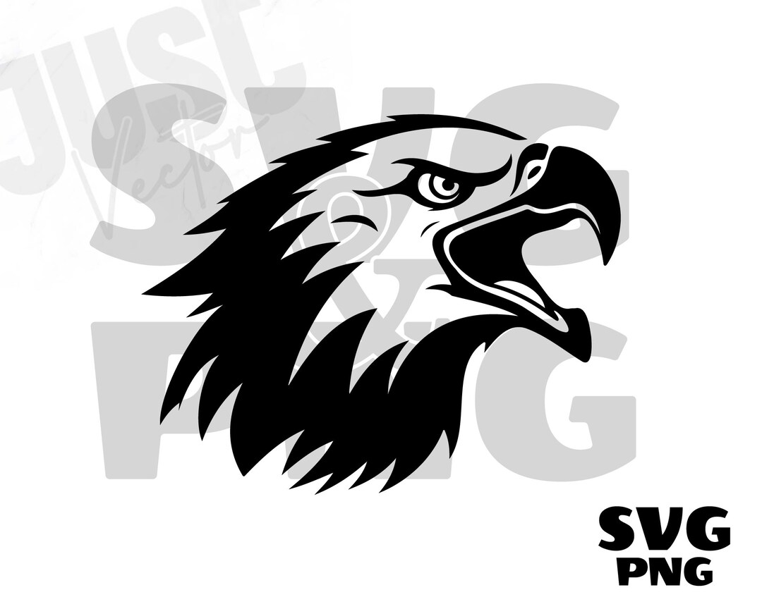 Ferocious Eagle Svg, Eagle Svg, Eagle PNG, Angry Eagle SVG, Eagle ...