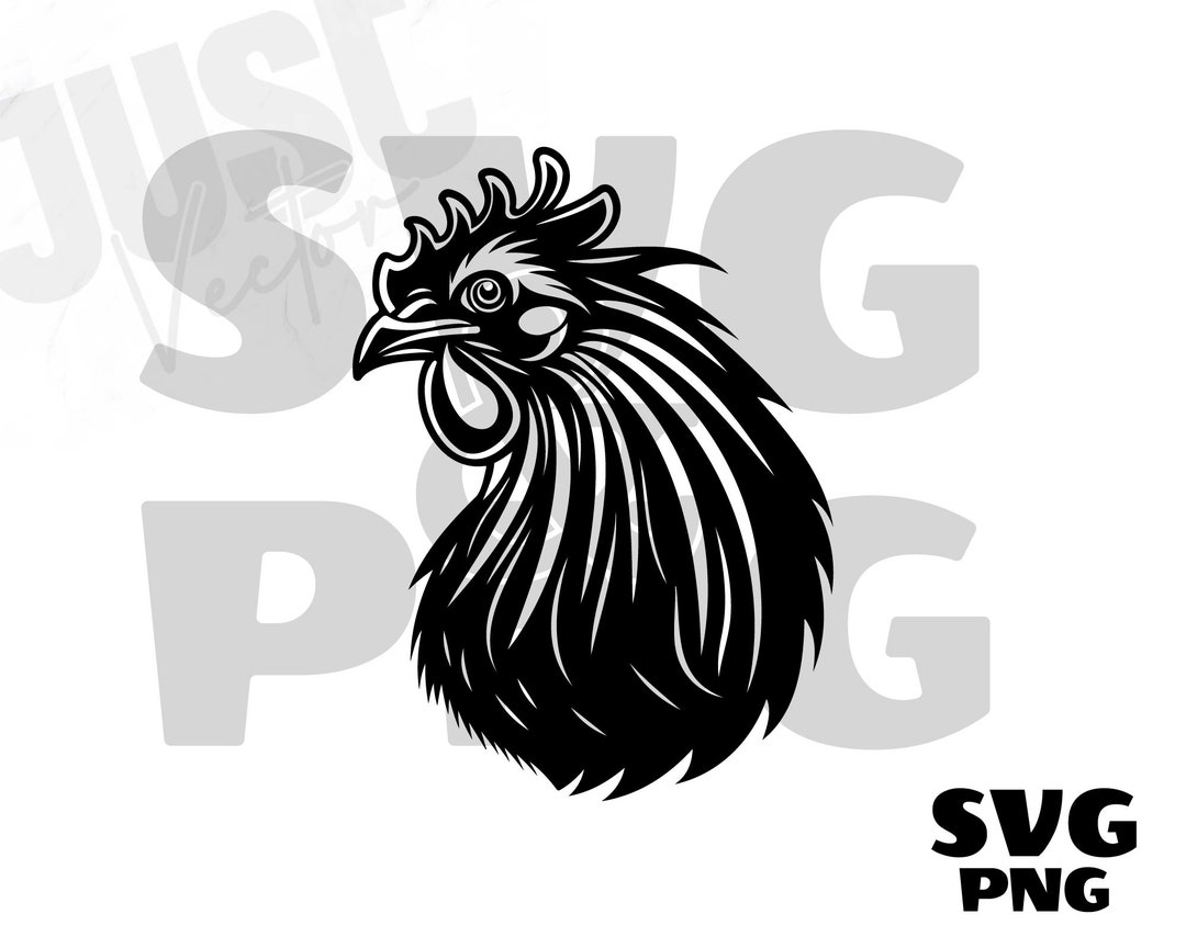 Rooster SVG, Chicken Svg, Cock Head Svg, Rooster Clipart, Rooster Png ...