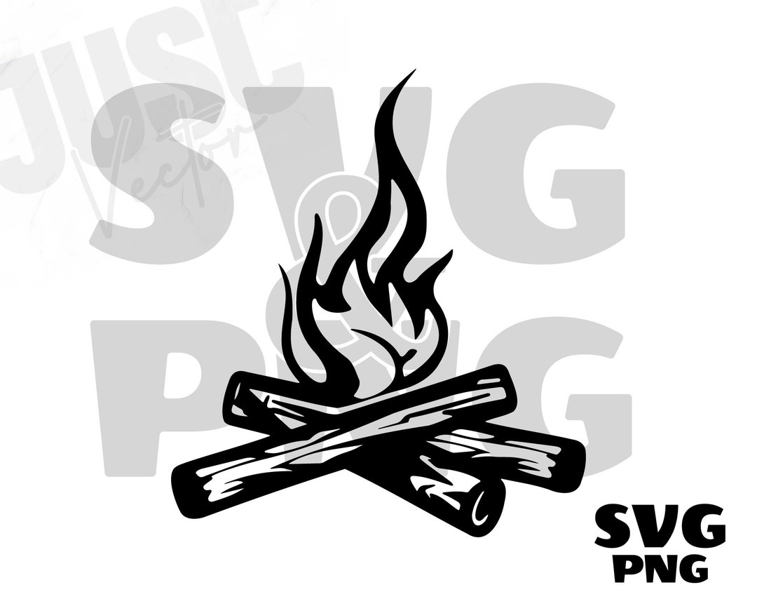 Camp Fire SVG, Camp Fire Clipart, Camp Fire Cut File, Camp Fire Png ...