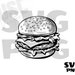 Hamburger Svg, Burger Svg, Fast Food Svg, Food, Clipart, Cheeseburger ...