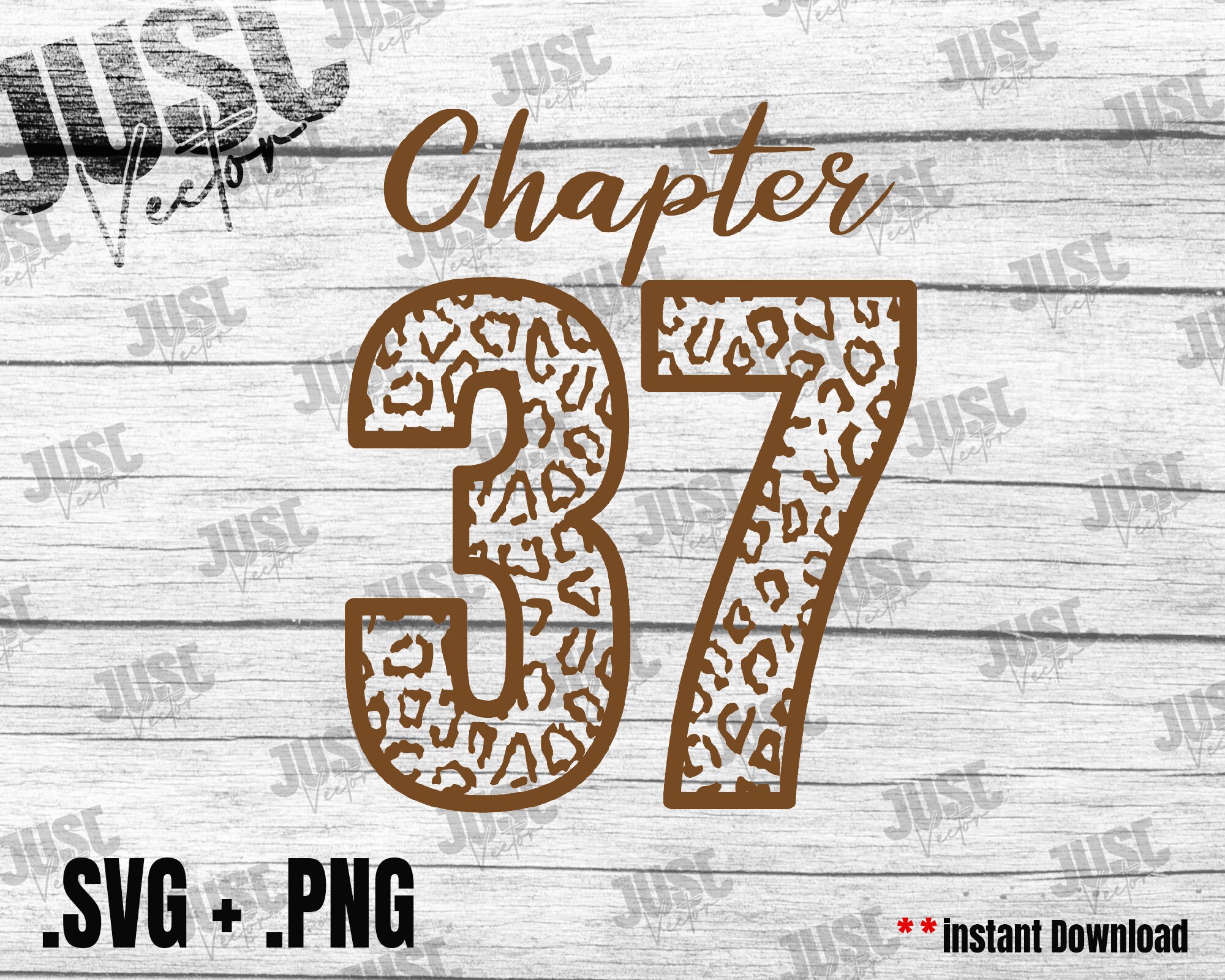 Chapter 37 Years Leopard svg 37 Years old Birthday sexy | Etsy
