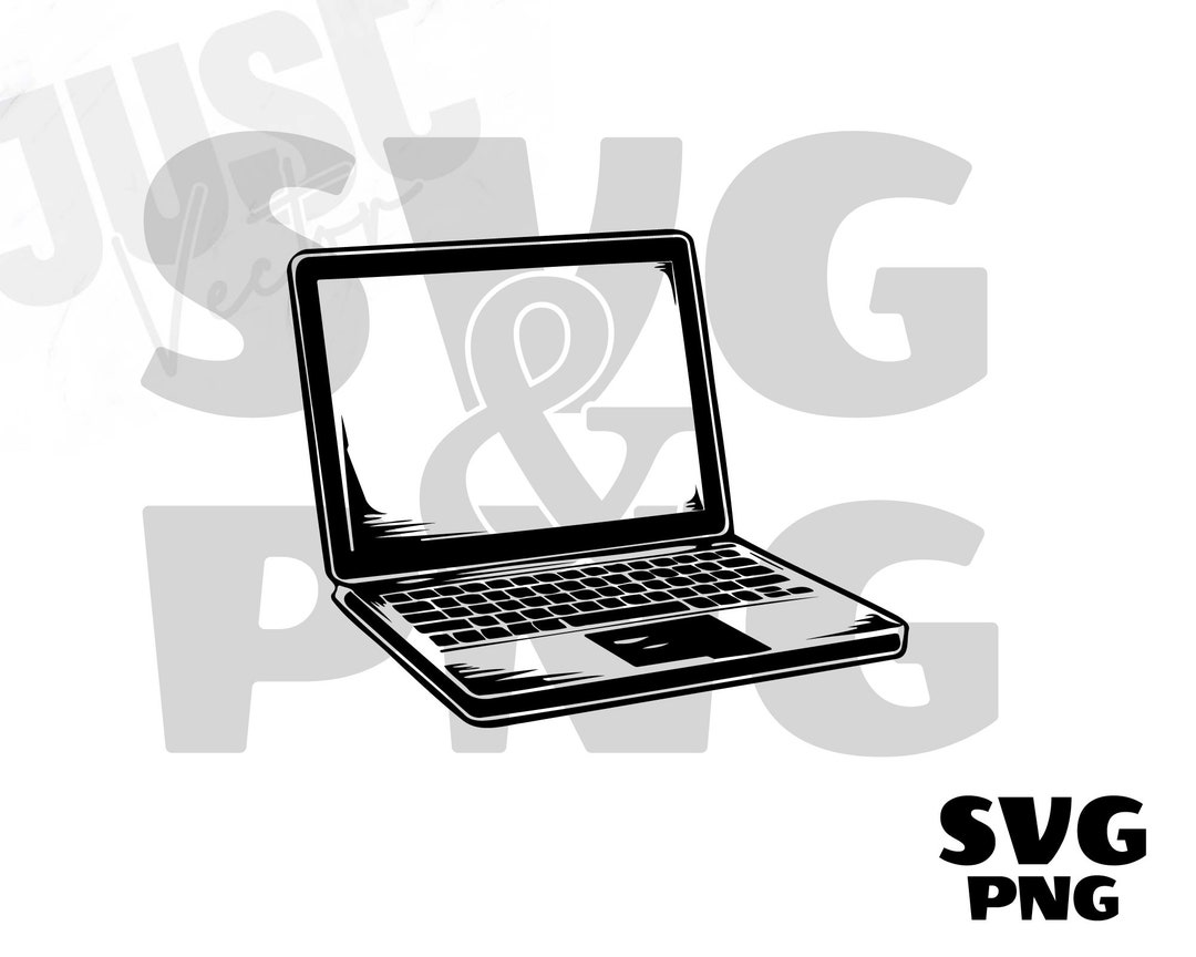 Laptop SVG, Laptop Clipart, Laptop Cut File, Laptop Png, Laptop ...