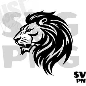 10 Design Ferocious Lion Bundle Svg, Lion Svg, Lion PNG, Angry Lion SVG ...