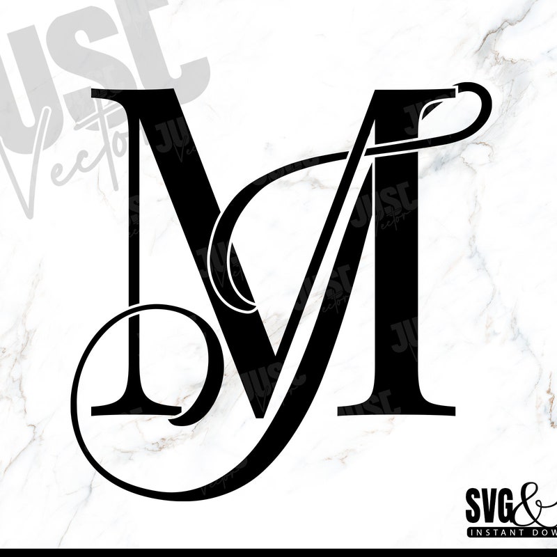M and J Wedding Logo - Etsy