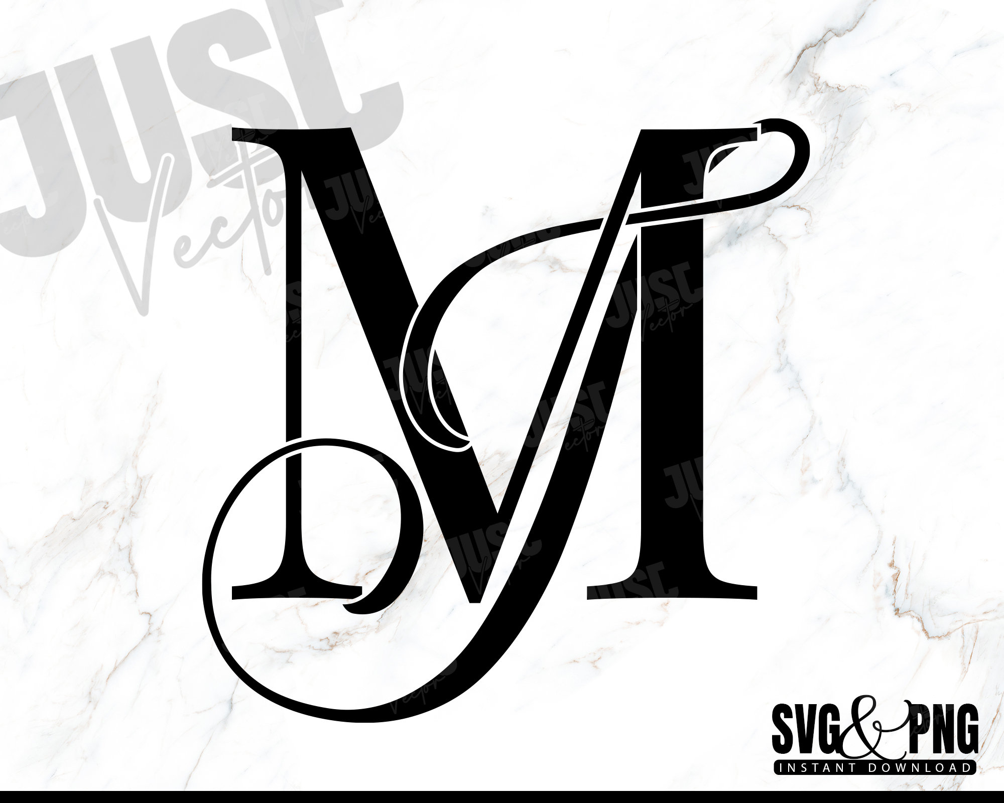 MJ, JM, Wedding Logo Monogram, Wedding Svg, Monogram Svg, Calligraphy Logo, Couples Logo for ...