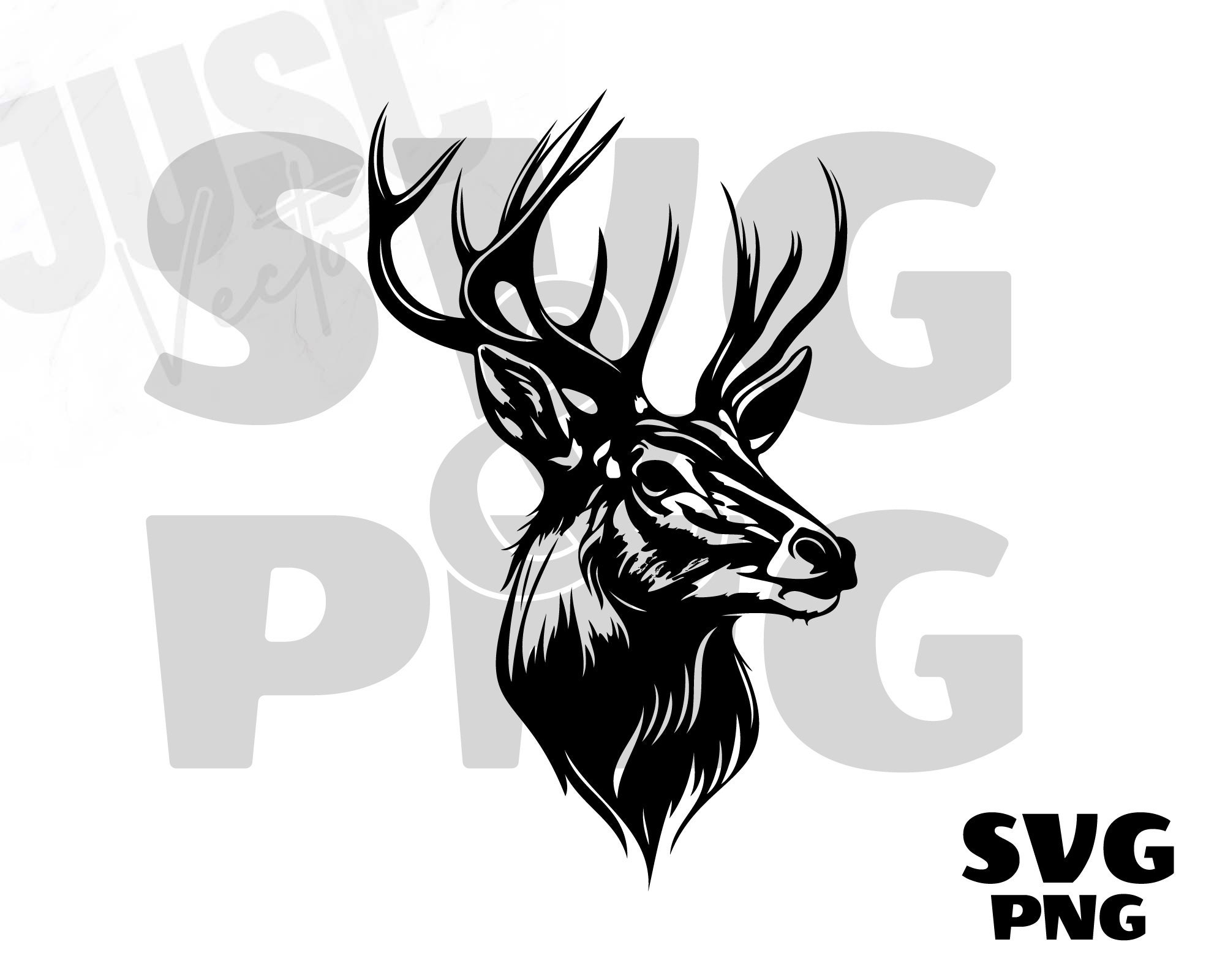 10 Design Deer Bundle Svg Deer Svg Deer PNG Lovely Deer - Etsy