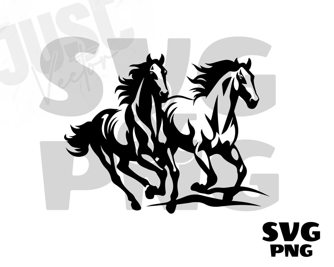 Horses SVG, Mustang Svg, Running Mustang Horses, Running Horse Svg ...
