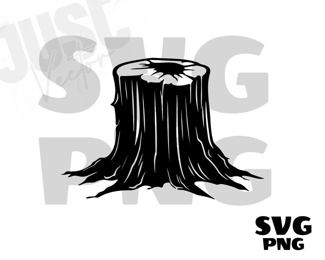 Tree Stump SVG, Wood Stump Png, Tree Stump Clip Art, Wood Stump ...