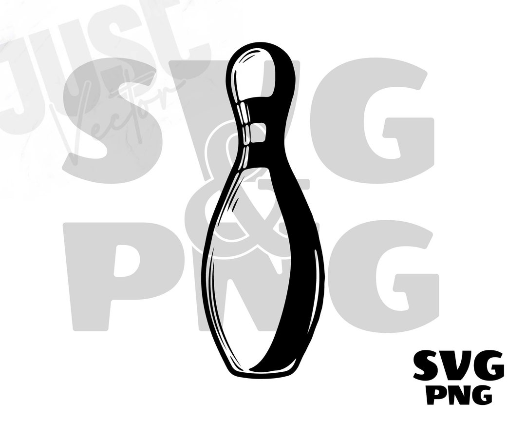 Bowling Pin SVG, Bowling Pin Png, Bowling Pin Clip Art, Bowling Pin ...