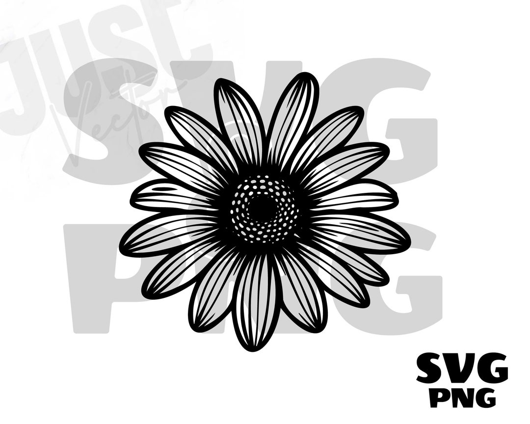 Daisy SVG, Flower April Birth Month, Daisy Clipart, Daisy Cut File ...