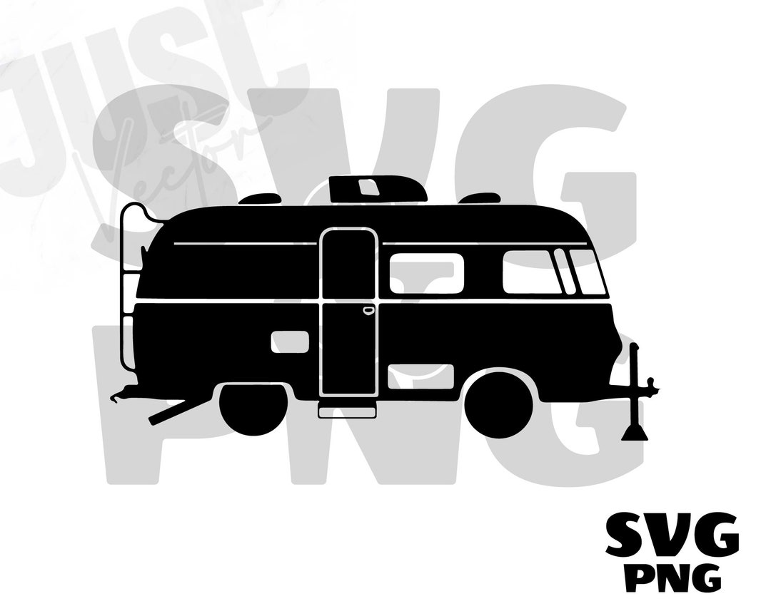 Camper Svg, Trailer SVG, Trailer RV, Camp Nature Outdoor Travel ...