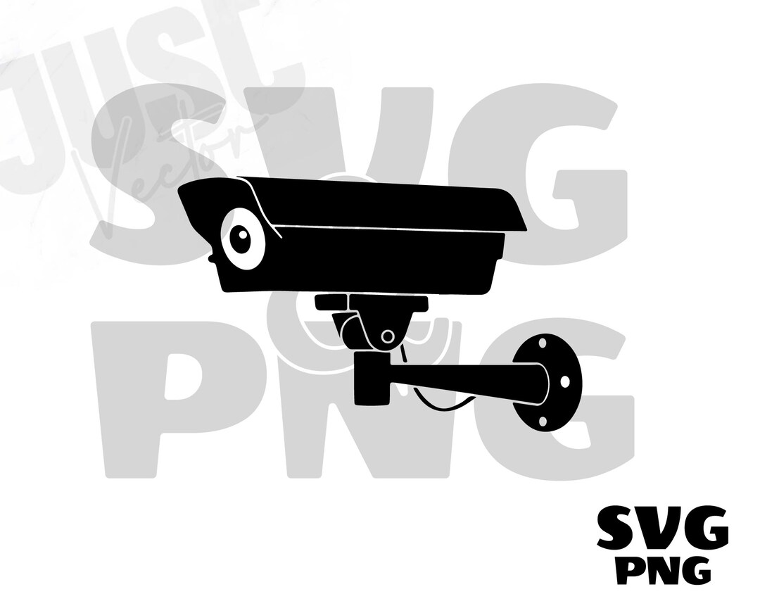 Security Camera SVG, Security Cam Svg, Video Surveillance Clipart ...