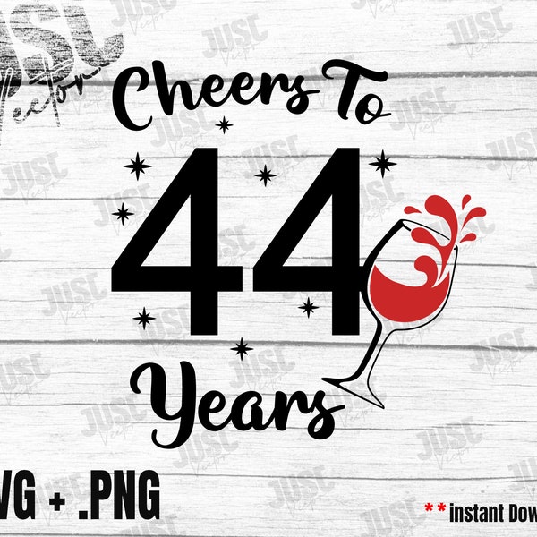 44th Birthday - Etsy