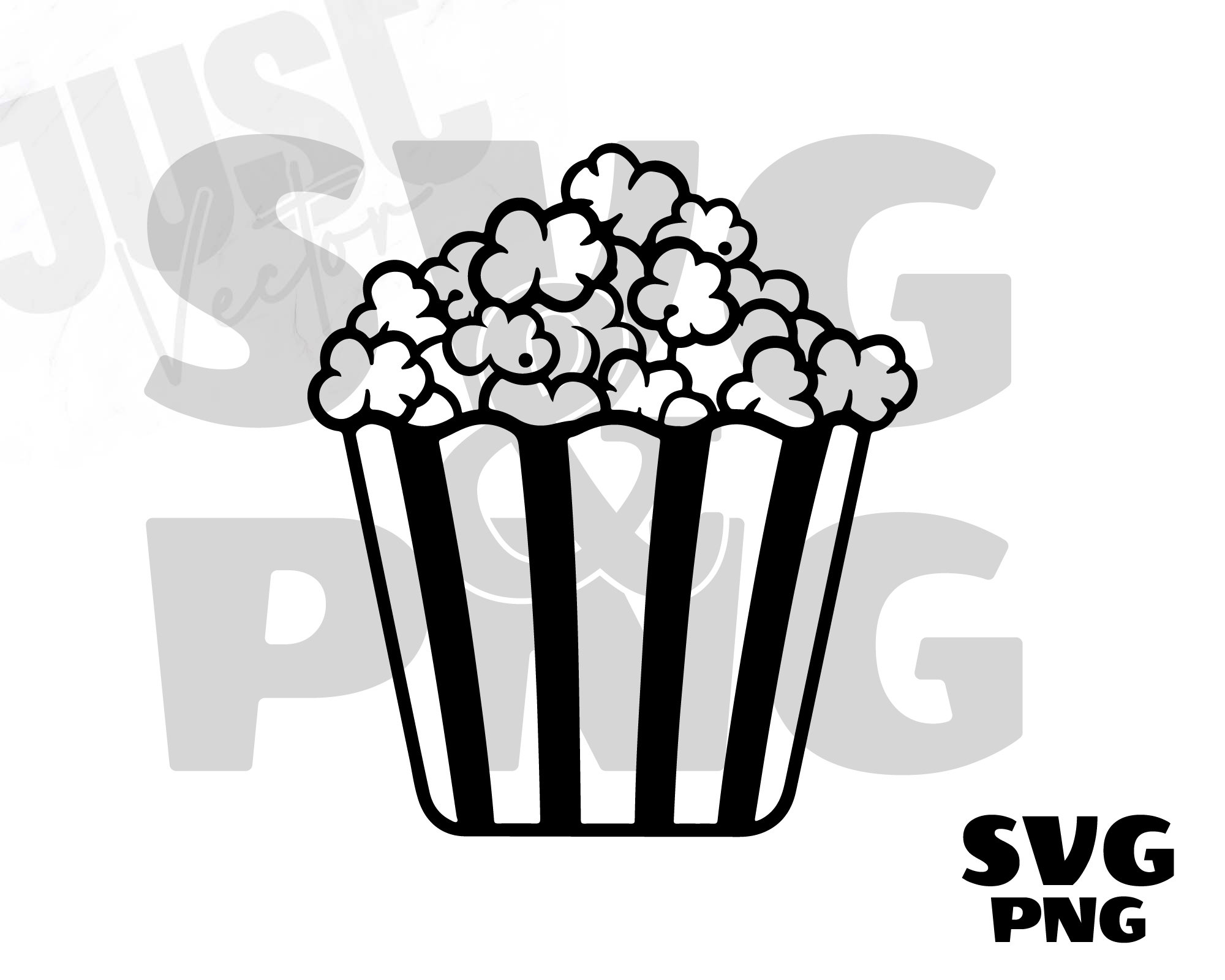 Popcorn SVG, Movie Snacks Svg, Popcorn Bucket Svg, Popcorn Snacks Svg ...