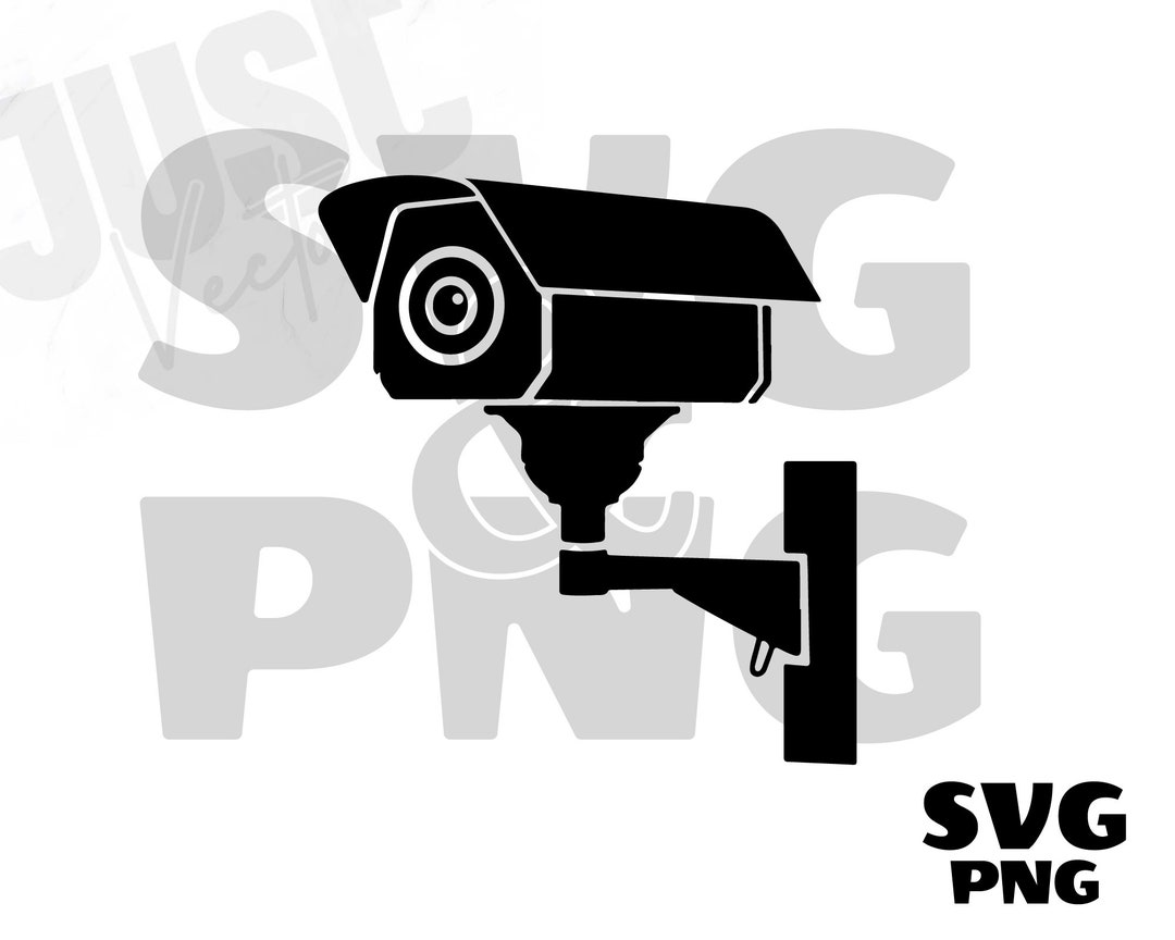 Security Camera SVG, Security Cam Svg, Video Surveillance Clipart ...