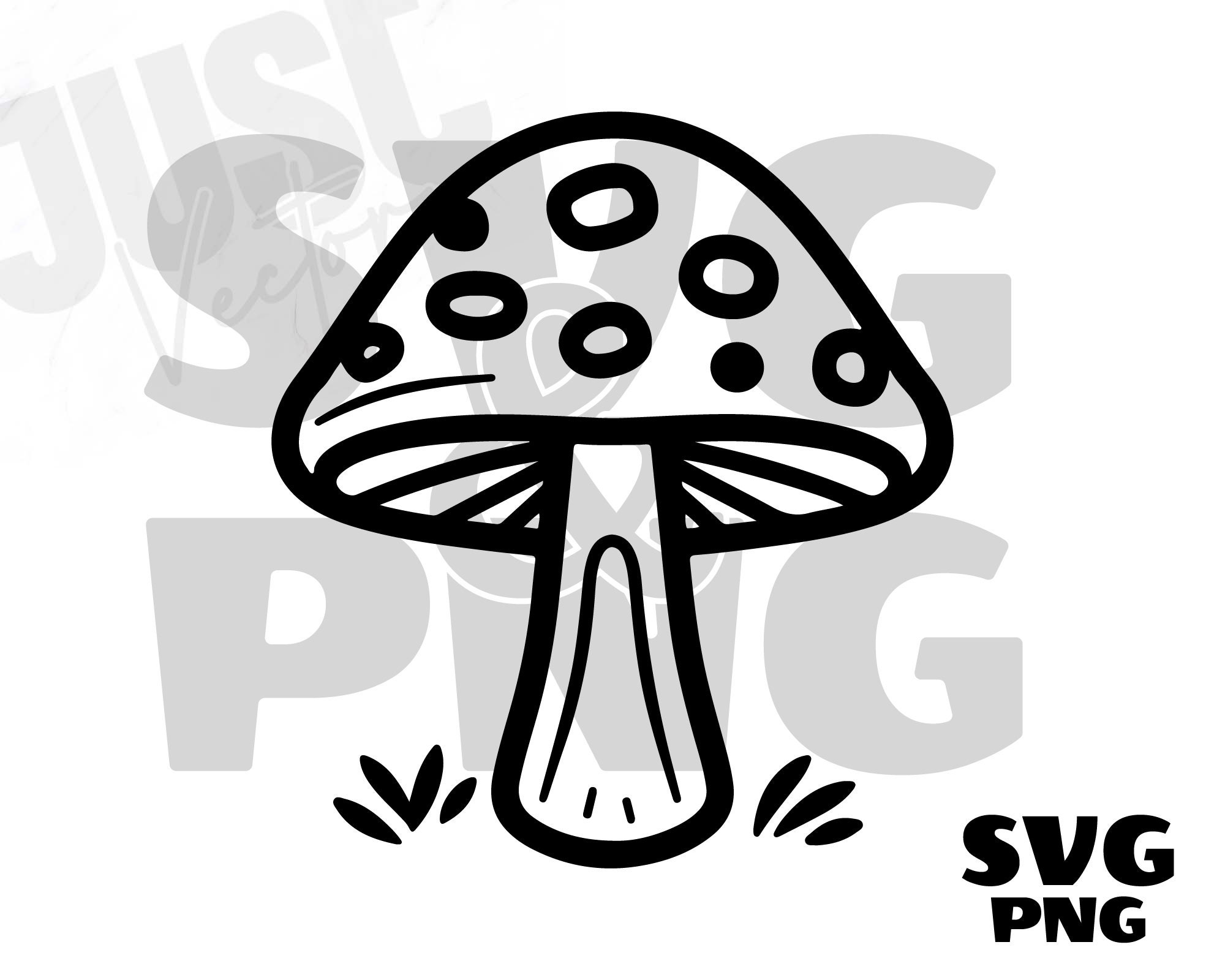 Mushroom Svg, Mushroom Silhouette, Fungus Svg, Mushroom Clipart ...