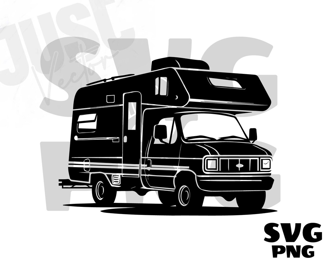 Camper Svg, Trailer SVG, Trailer RV, Camp Nature Outdoor Travel ...