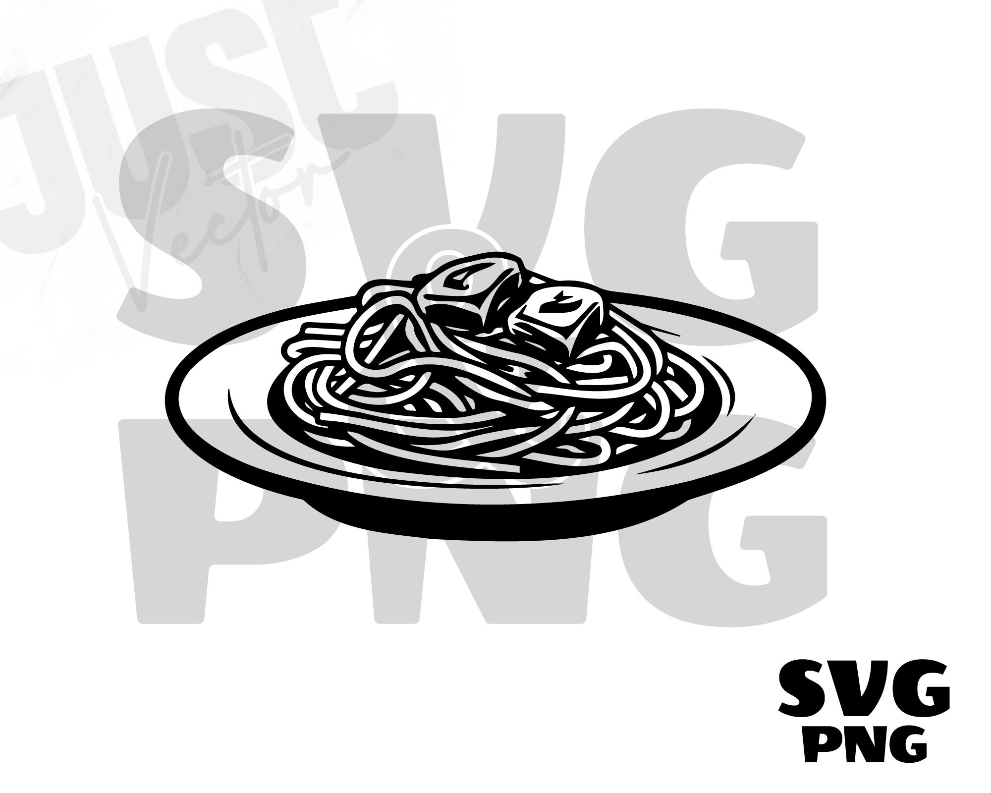 Spaghetti SVG, Pasta Svg, Spaghetti Clipart, Spaghetti Cricut ...