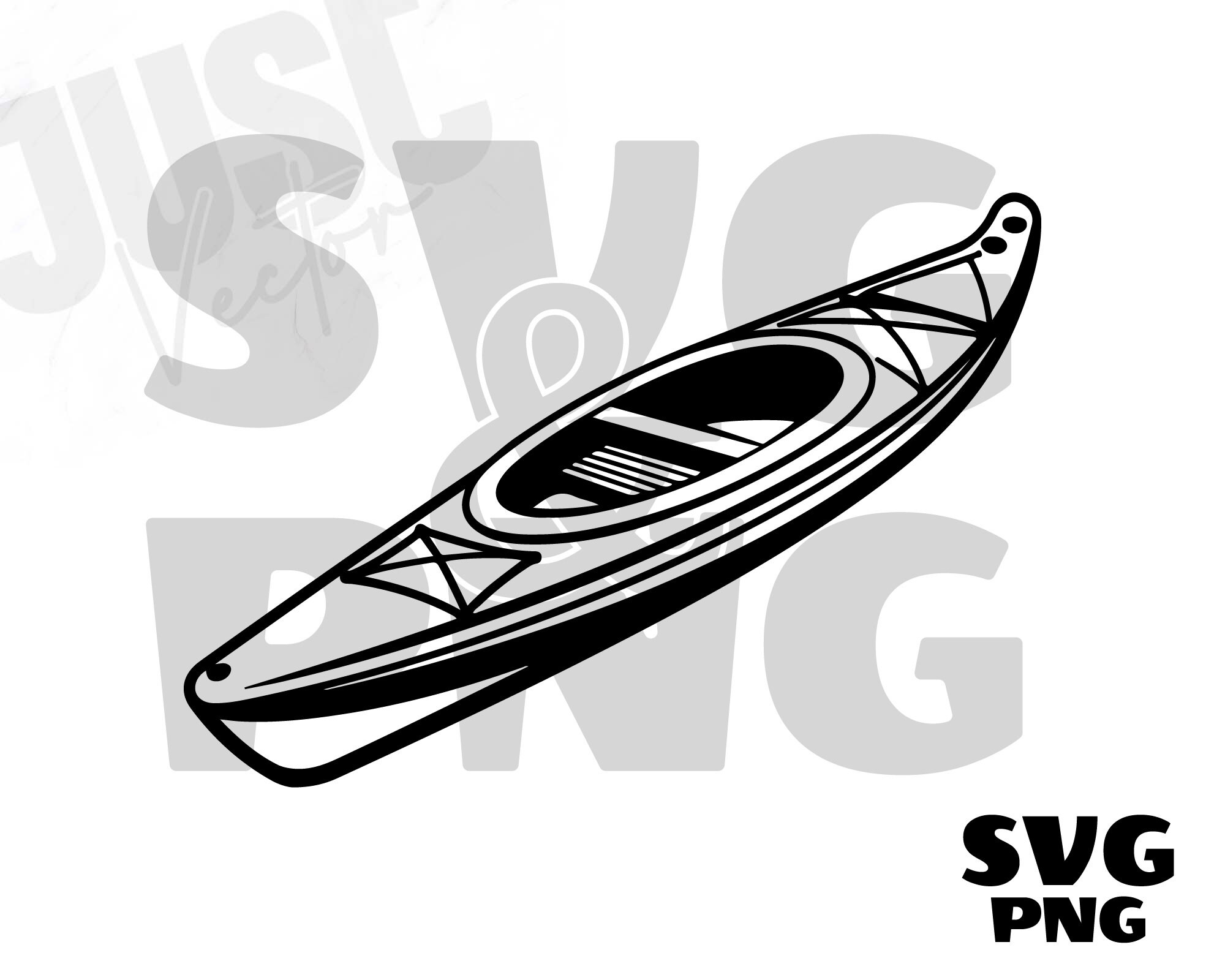 Kayak Boat Svg, Canoe Svg, Canoe Paddle Svg, Kayak Svg, Rowing Svg ...