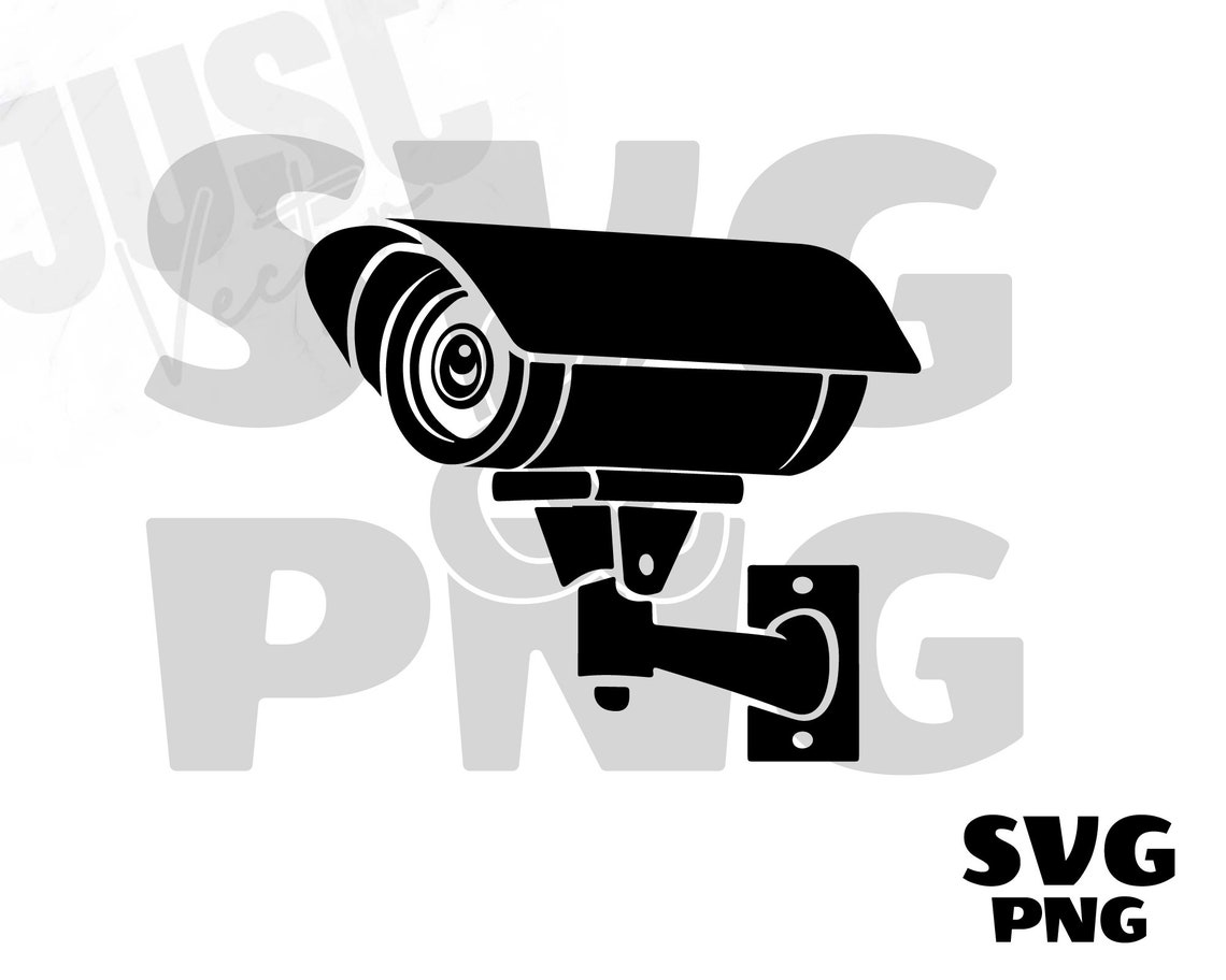 Security Camera SVG, Security Cam Svg, Video Surveillance Clipart ...