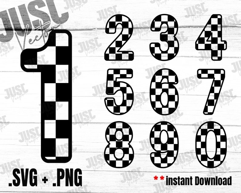 Checkered Numbers SVG. Numbers Svg. Racing Svg Checkered Font - Etsy Checkered Numbers SVG. Numbers Svg. Racing Svg Checkered Font - Etsy