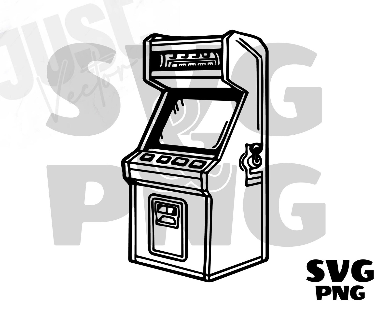 Arcade Machine Gaming, Video Games Svg, Vintage Games Svg, Arcade SVG ...