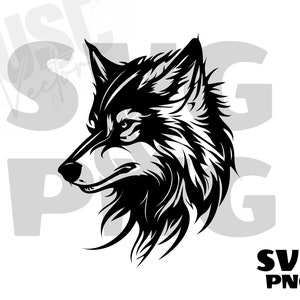 10 Design Wolf Bundle Svg, Wolf Svg, Wolf PNG, Lovely Wolf SVG, Animal ...
