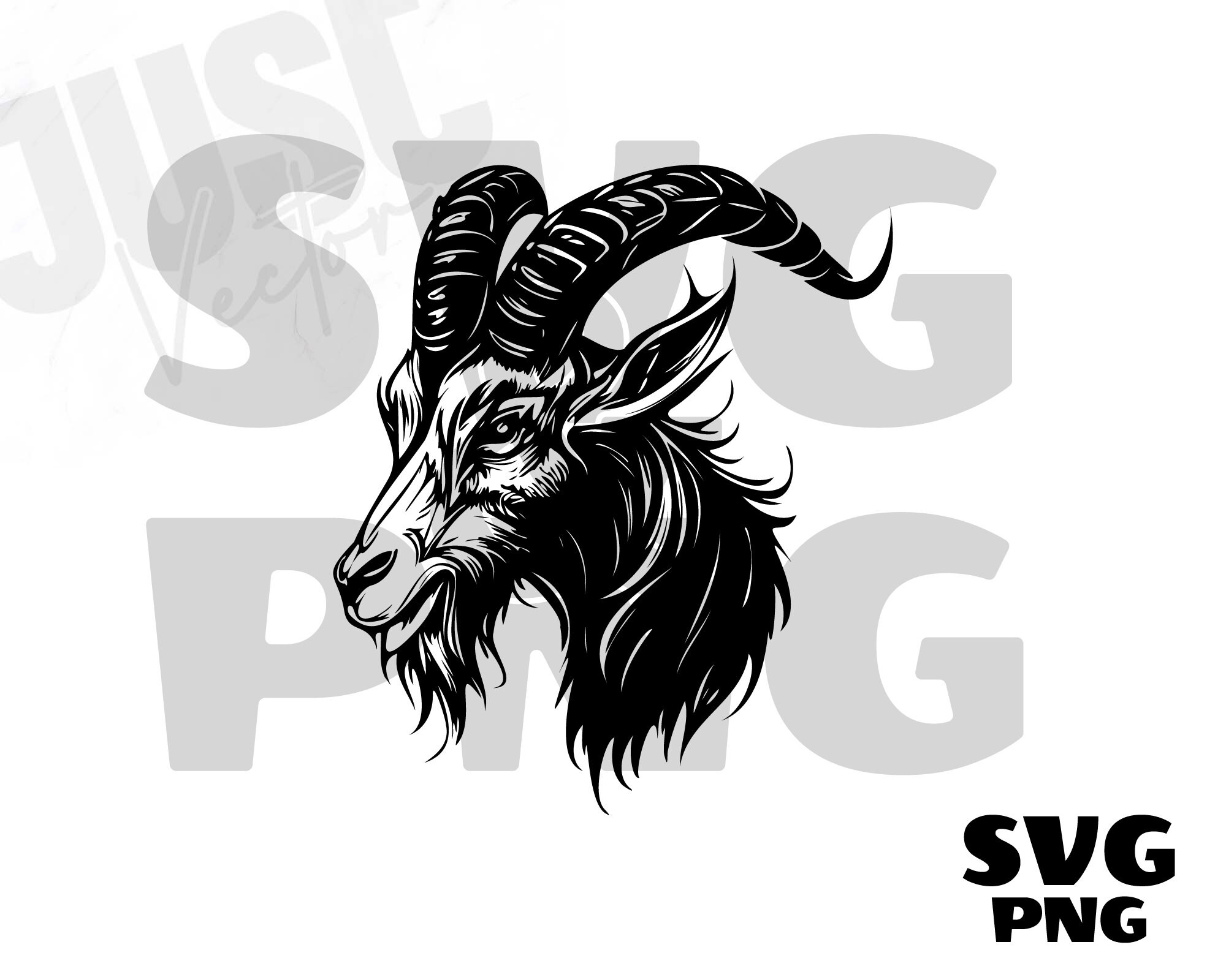 Goat Svg, Farm Animal Svg, Goat Clipart, Goat Png, Goat Logo, Goat Png ...
