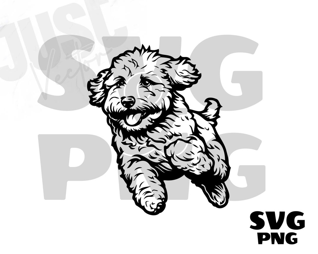 Running Goldendoodle Svg, Goldendoodle Dog Svg, Puppy Svg, Dog Svg, Dog ...