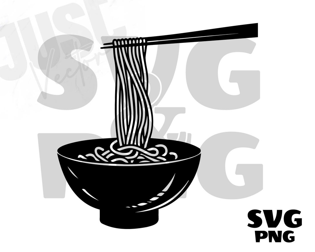 Noodles SVG, Noodles PNG, Noodles Clipart, Noodles Silhouette, Noodles ...