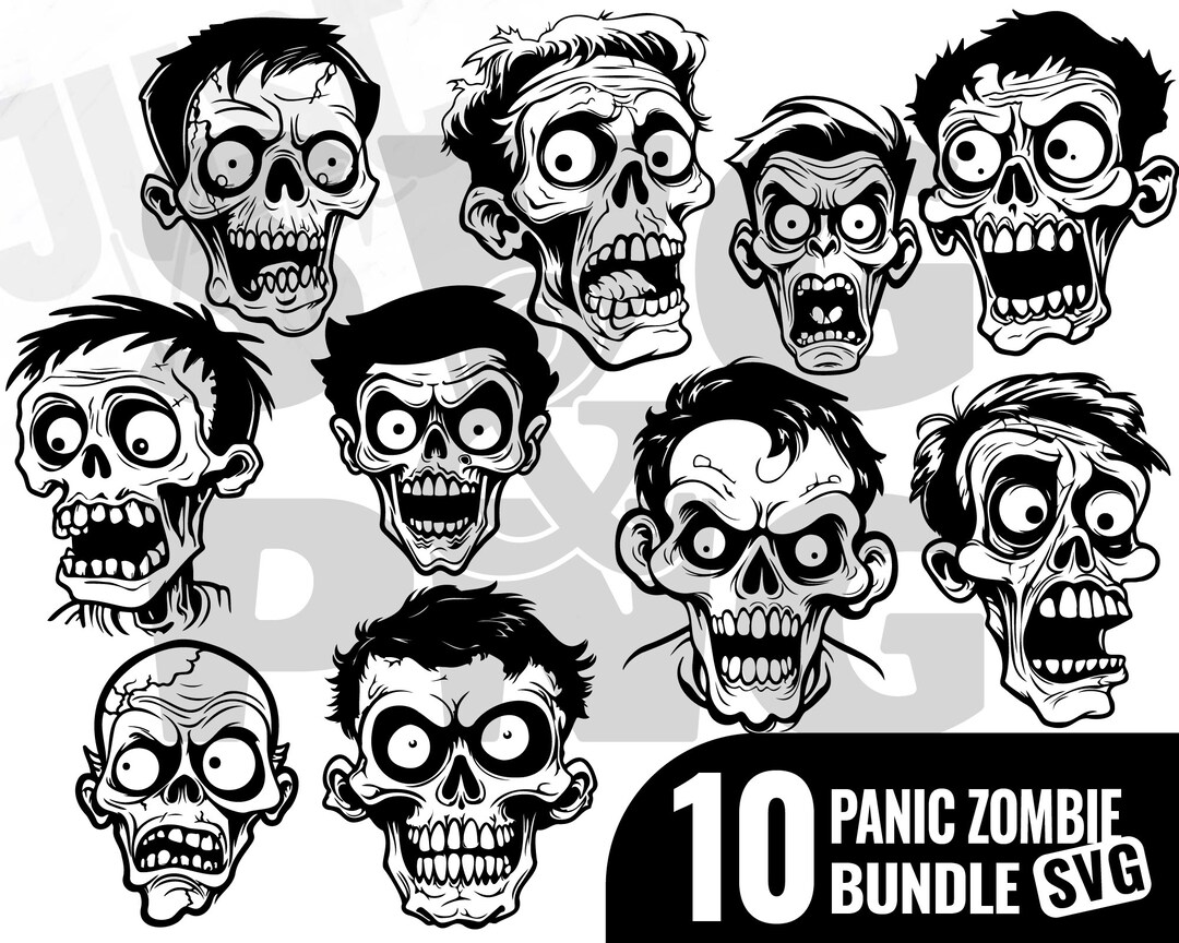 Zombie Svg, Zombie Svg, Halloween SVG, Zombie Clipart, Horror Zombie ...