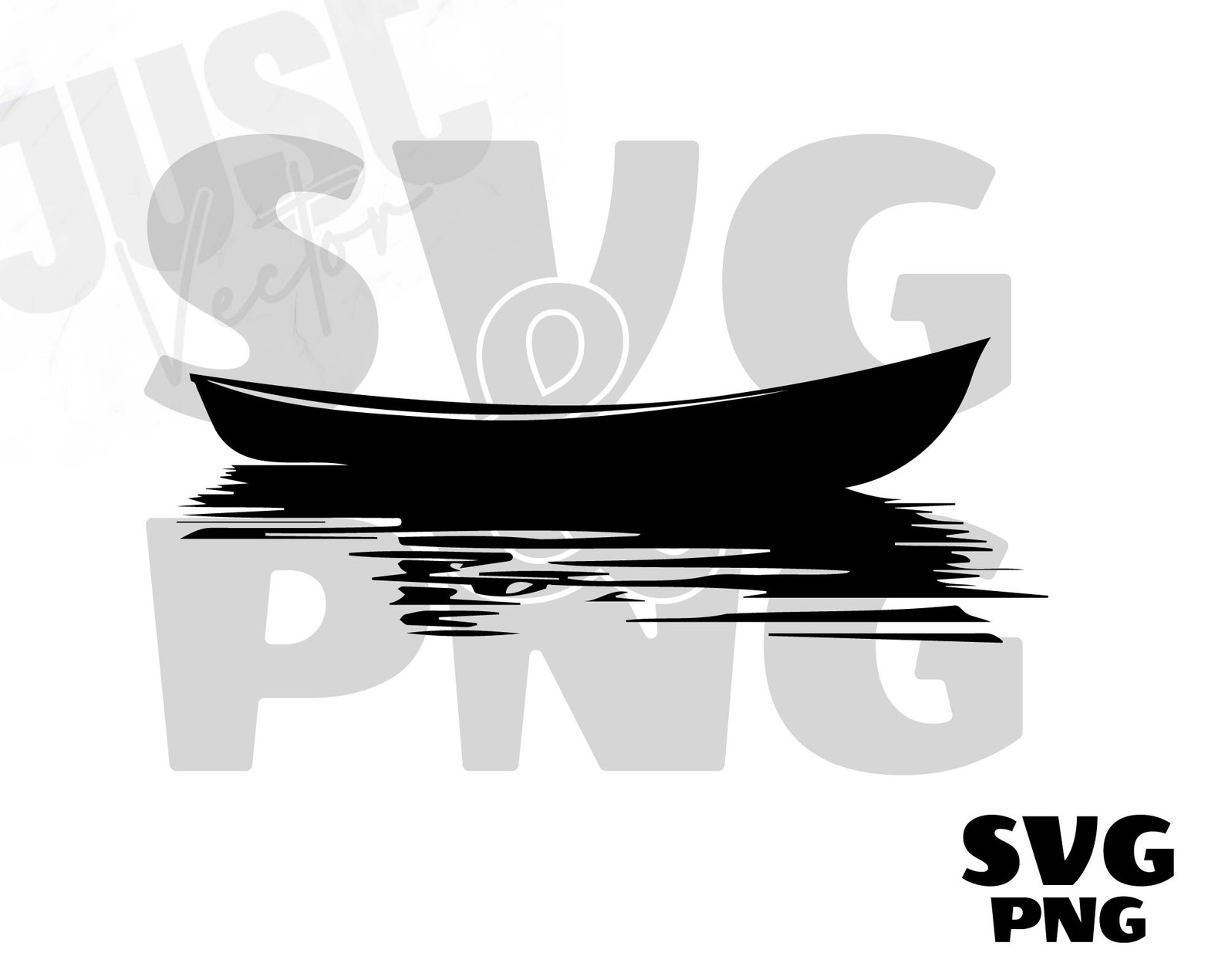 Rowboat Svg, Rowboat Clipart, Rowboat Silhouette, Rowboat Cut File ...