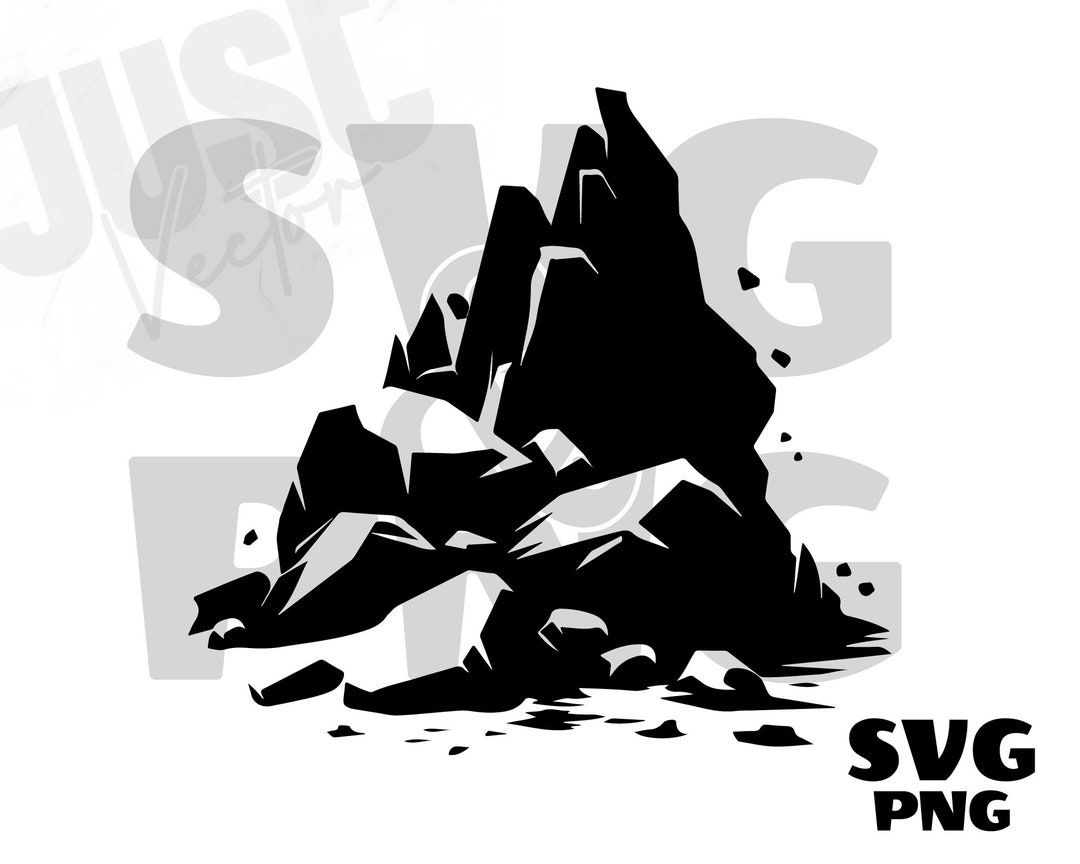 Mound of Rocks SVG, Mound of Rocks Clipart, Pile of Rocks Mound of ...