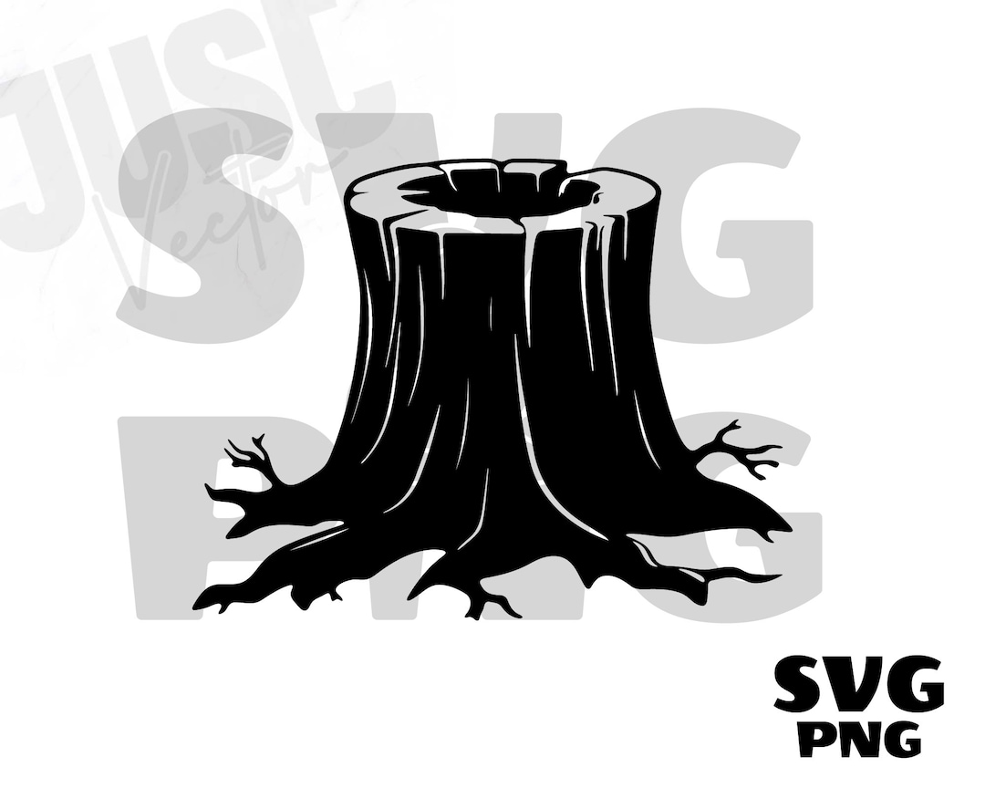Tree Stump SVG, Wood Stump Png, Tree Stump Clip Art, Wood Stump ...