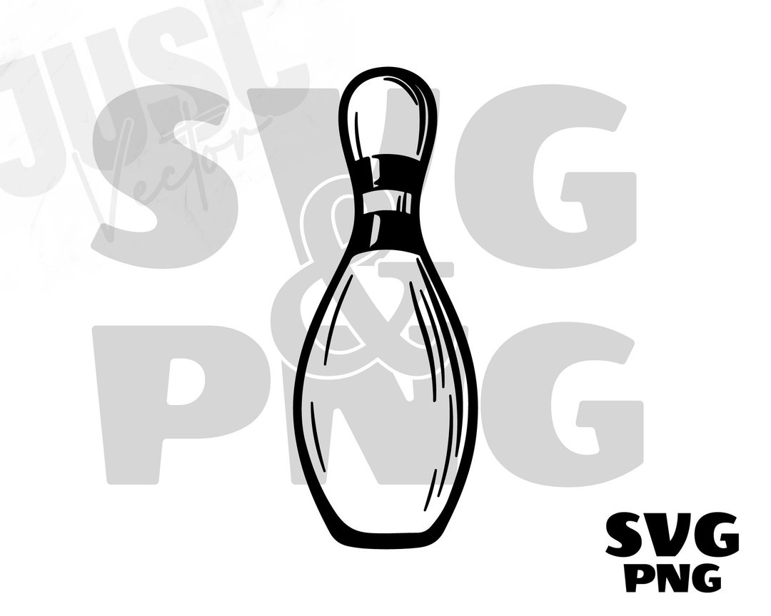 Bowling Pin SVG, Bowling Pin Png, Bowling Pin Clip Art, Bowling Pin ...